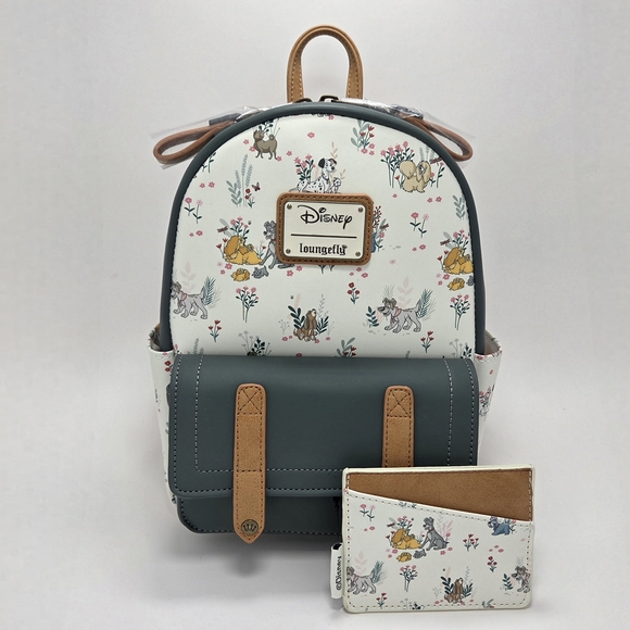 Loungefly | Bags | Nwt Rare Loungefly Disney Dogs Floral Mini Backpack ...